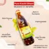 Kachi Ghani Mustard Oil | Pure Cold Pressed Mustard Oil