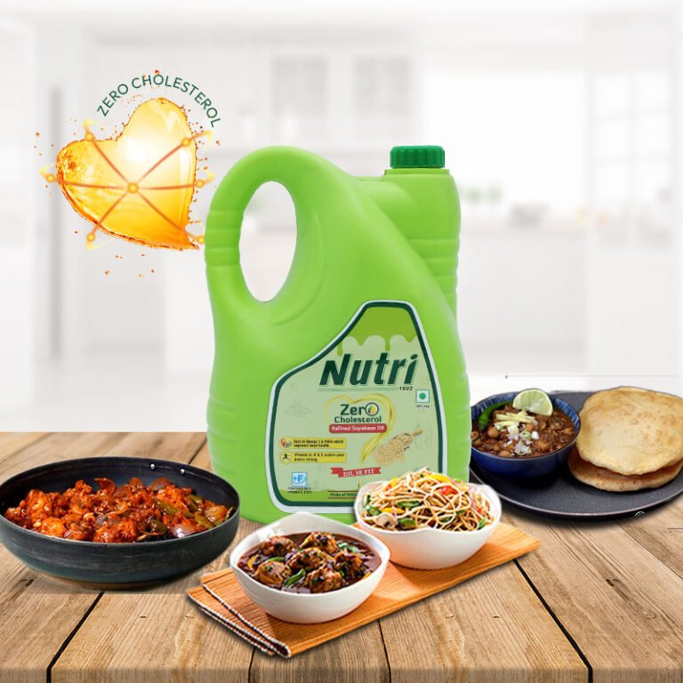 Buy Nutri Zero Cholesterol Soyabean Oil Online - Ajanta Soya
