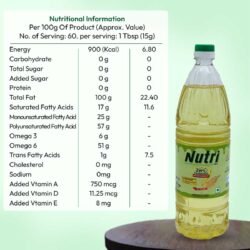 Buy Nutri Zero Cholesterol Soyabean Oil Online - Ajanta Soya