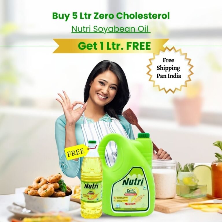 Refined Soyabean Oil | Nutri Zero Cholesterol Soyabean Oil